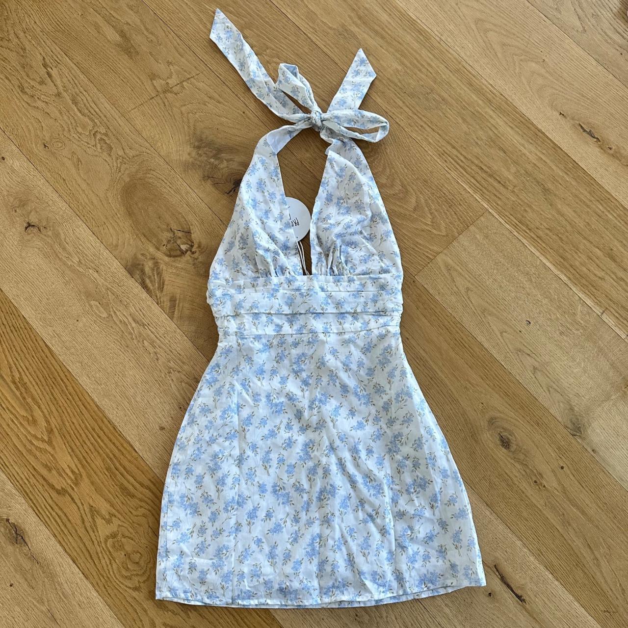 Princess Polly Brantley Floral Halter Neck Mini... - Depop