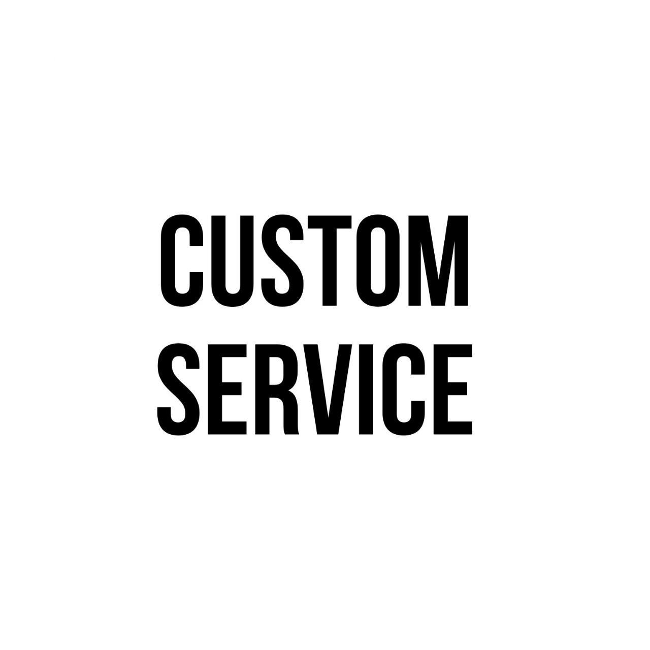 So what is the custom service? This is about giving... - Depop