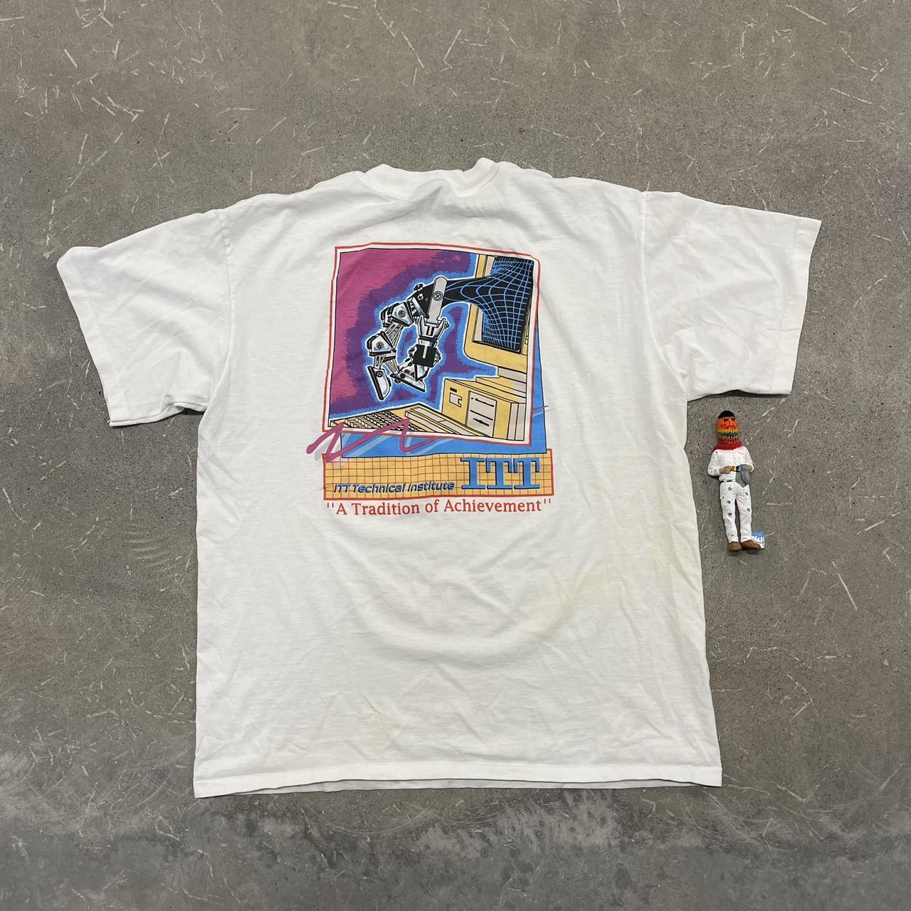 Vintage 1990s ITT Technical Institute Graphic Design... - Depop