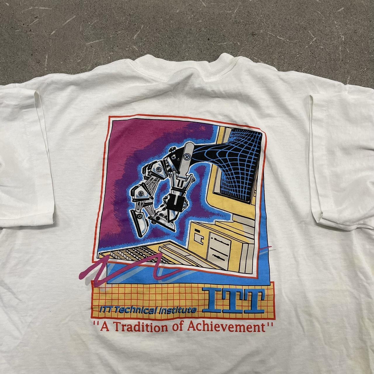 Vintage 1990s ITT Technical Institute Graphic Design... - Depop