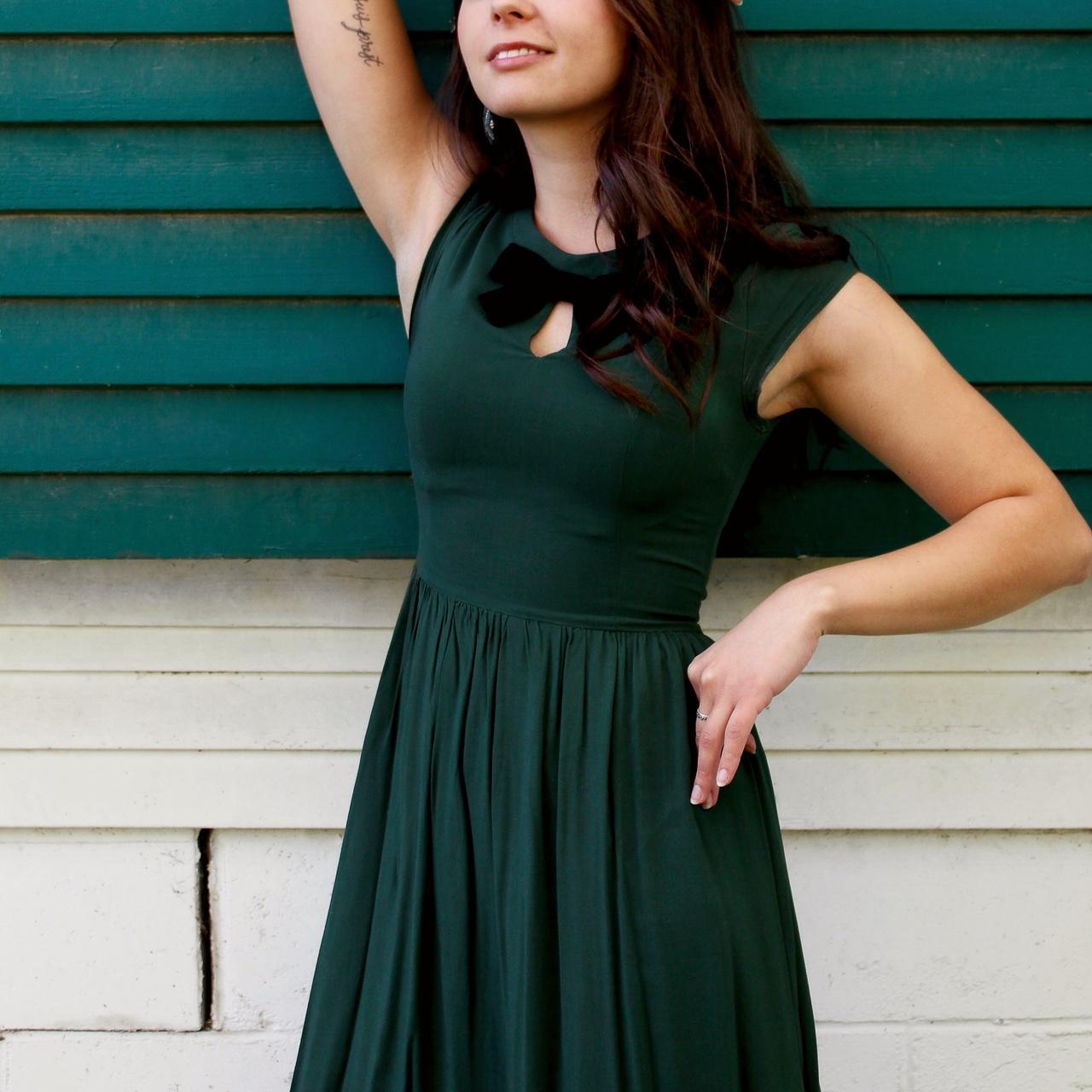 Size small dress from ModCloth! Only worn once for a... - Depop