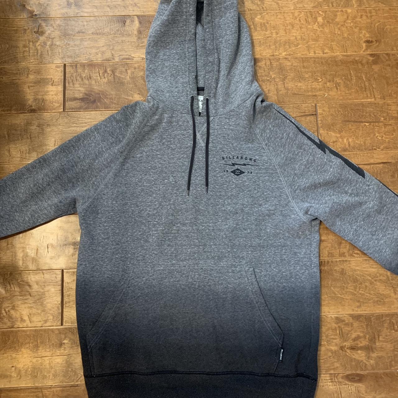 Super cool faded Billabong Hoodie with Lightning... - Depop