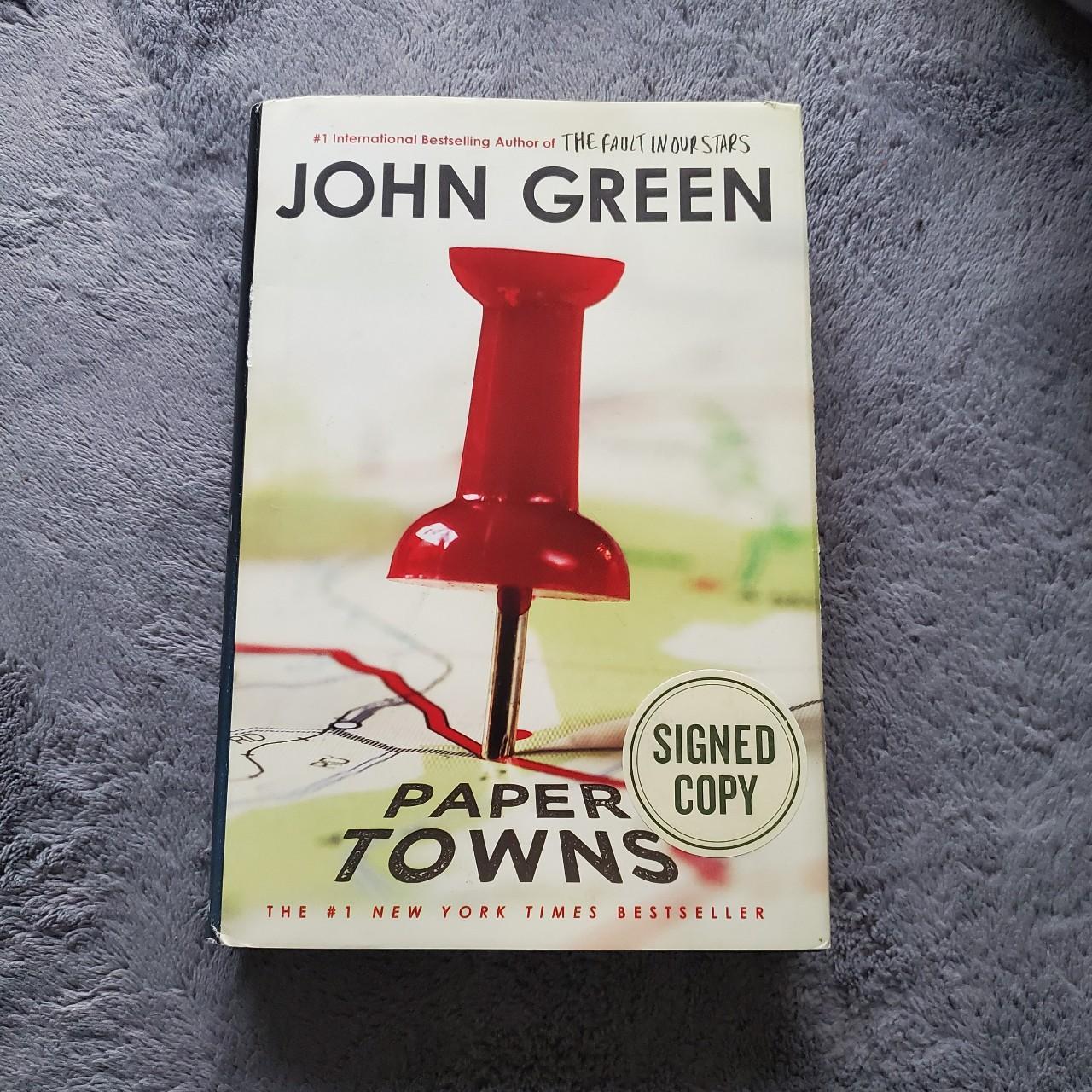Paper Towns by John Green Signed copy Hard... - Depop