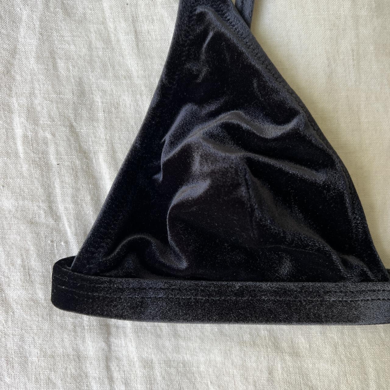 Mango Women's Black Bra | Depop