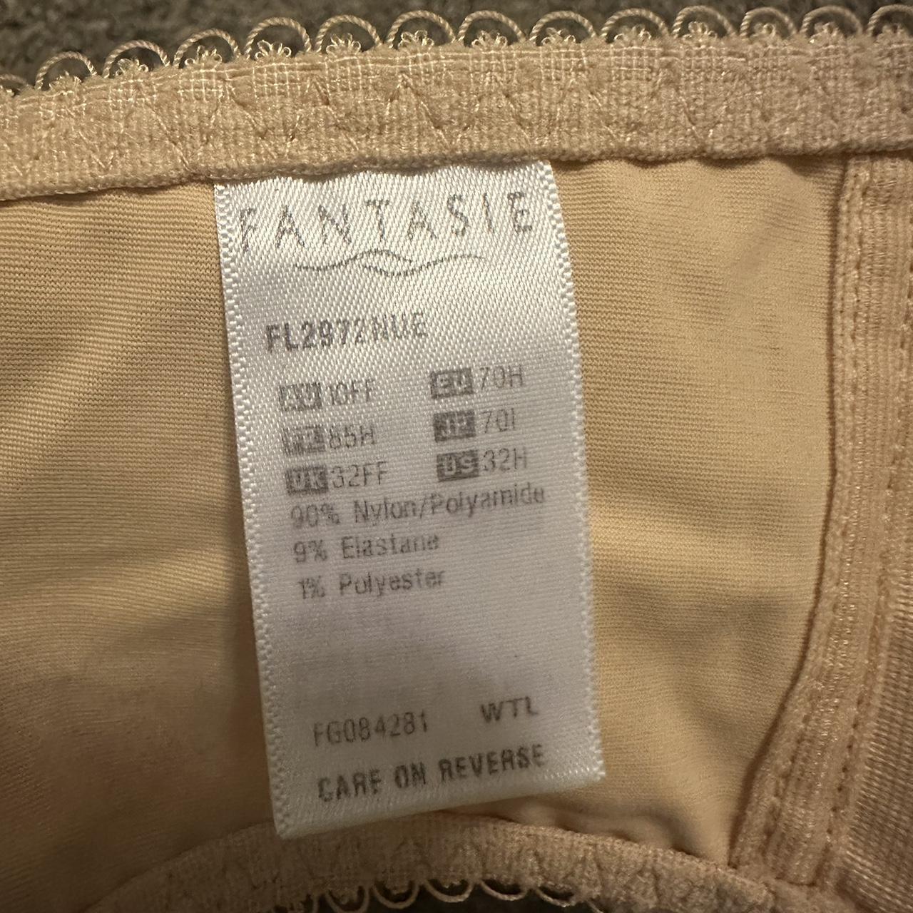 Vintage style beige bra 32FF. Sister size 32H.... - Depop