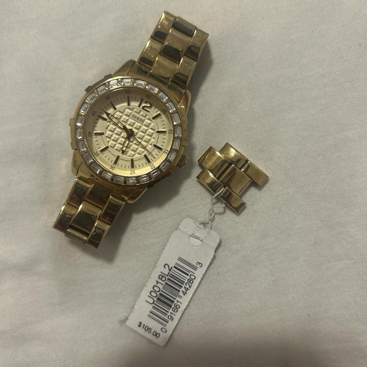 Gold watch from guess #vintagewatch - Depop