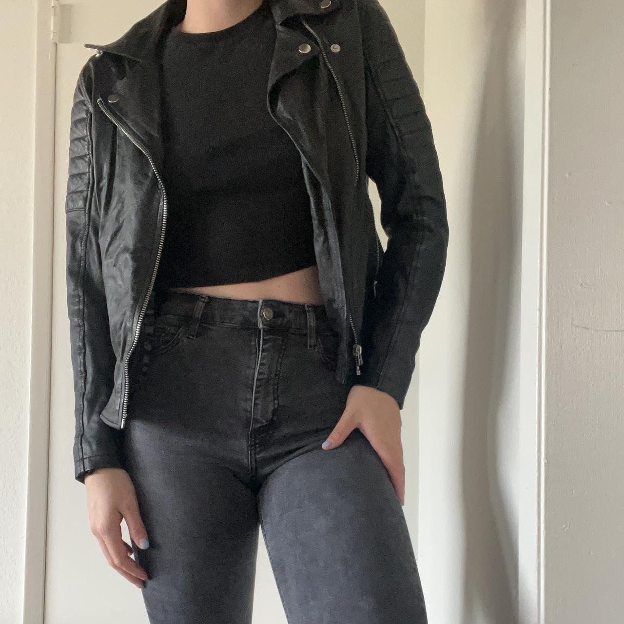 Goosecraft women’s leather jacket. Barely worn, and... - Depop