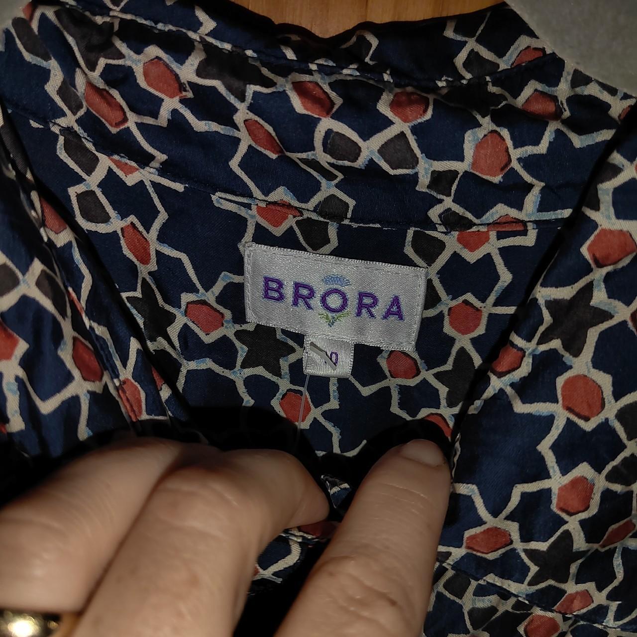 BRORA DRESS, size 10, great condition, like silk... - Depop