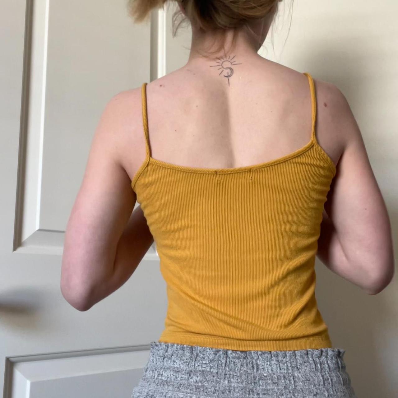 Mustard Tank Top • Brand Popular 21 • Size Medium... - Depop