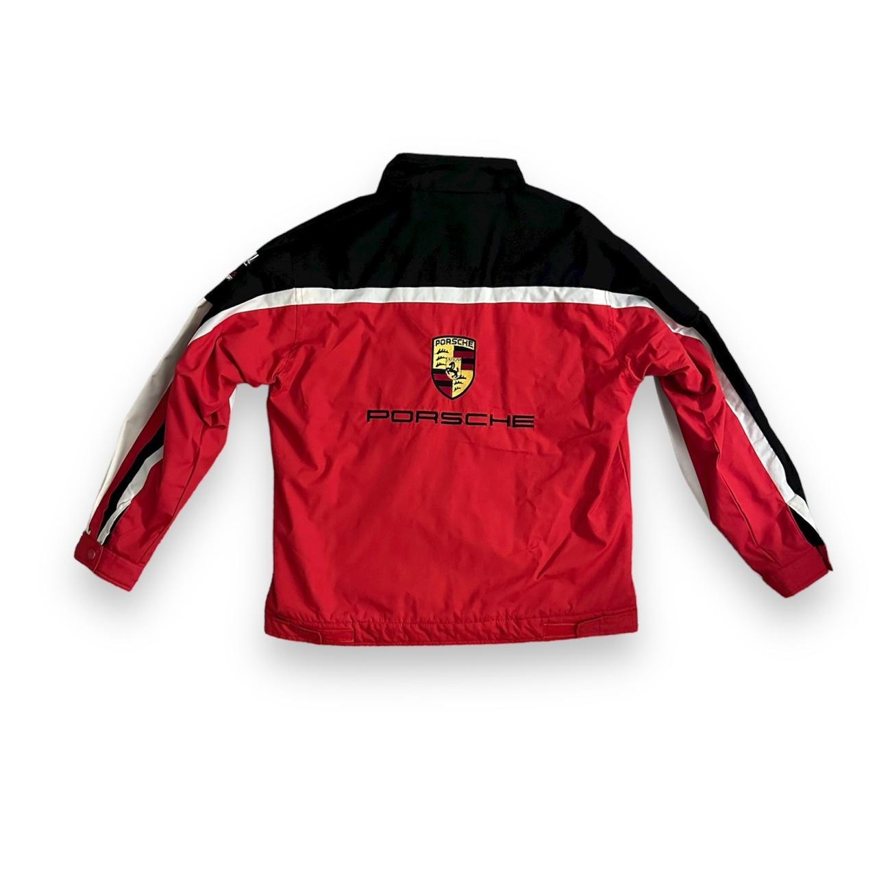 Vintage unisex Porsche Zipper Racing Jacket tag... - Depop