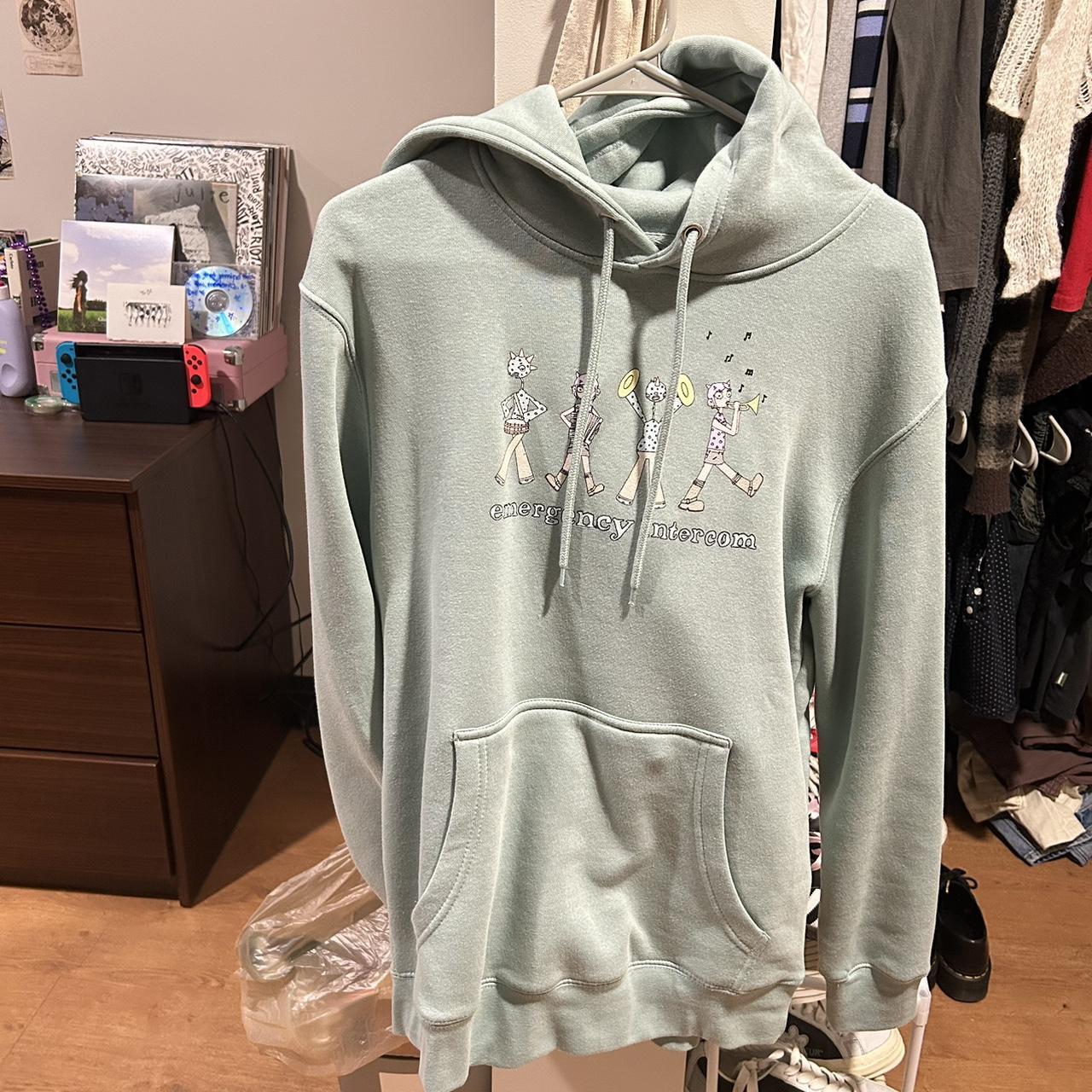 emergency intercom hoodie from 2023 drop size medium... - Depop