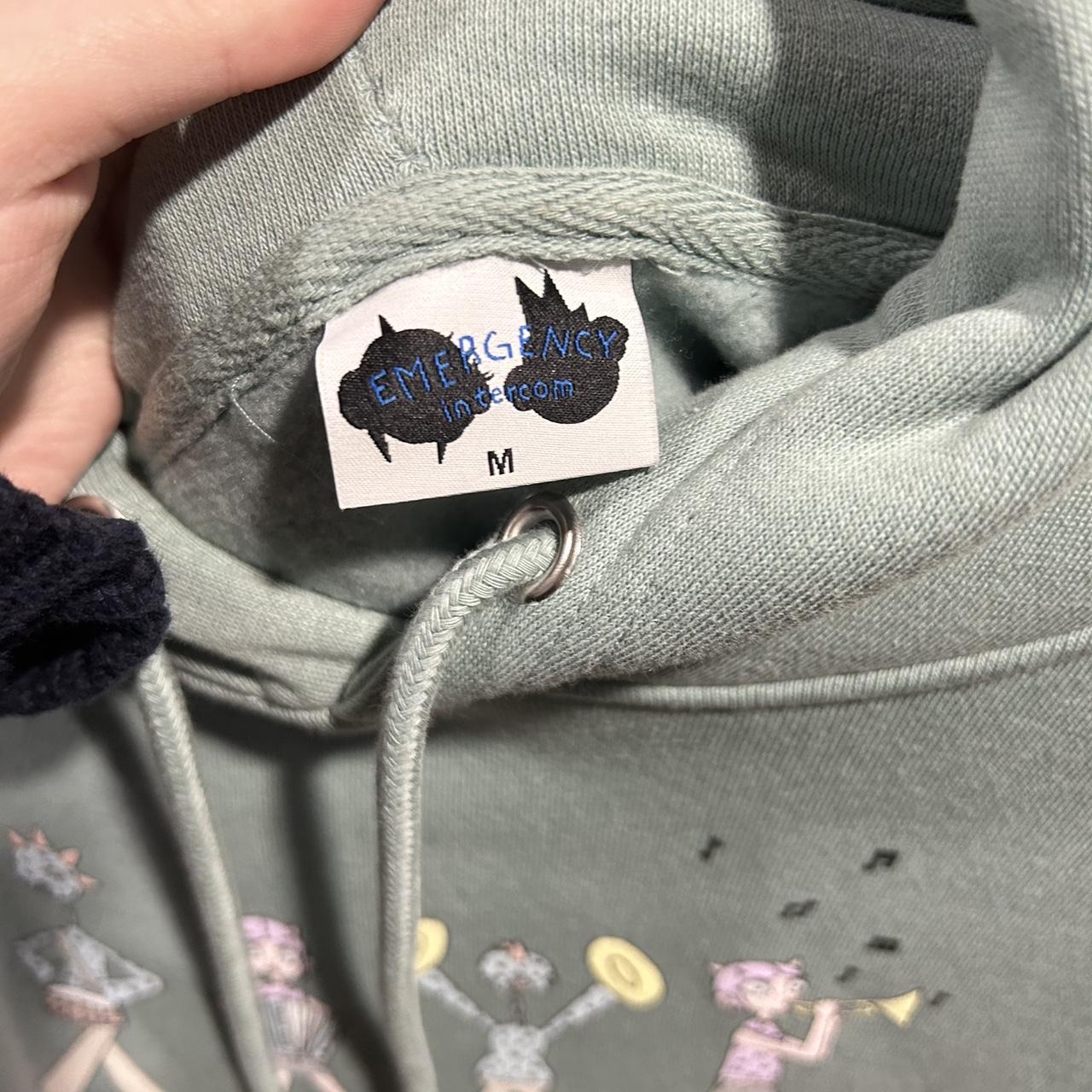 emergency intercom hoodie from 2023 drop size medium... - Depop