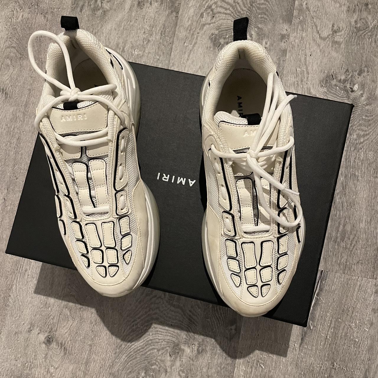 Amiri Bone Runners trainers in great condition... - Depop