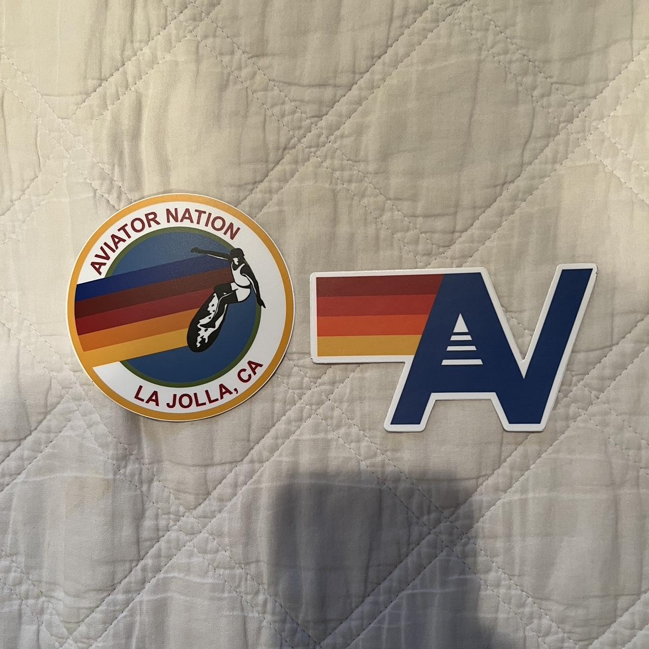 Aviator nation sticker set. Comes with the two... - Depop