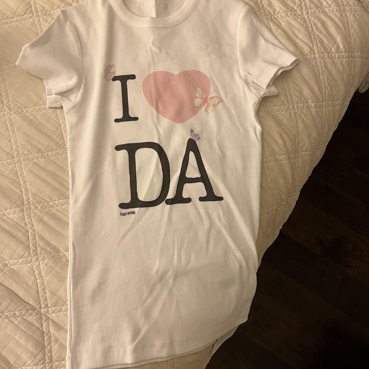 Djerf Avenue I heart DA tee. NWT and never worn... - Depop