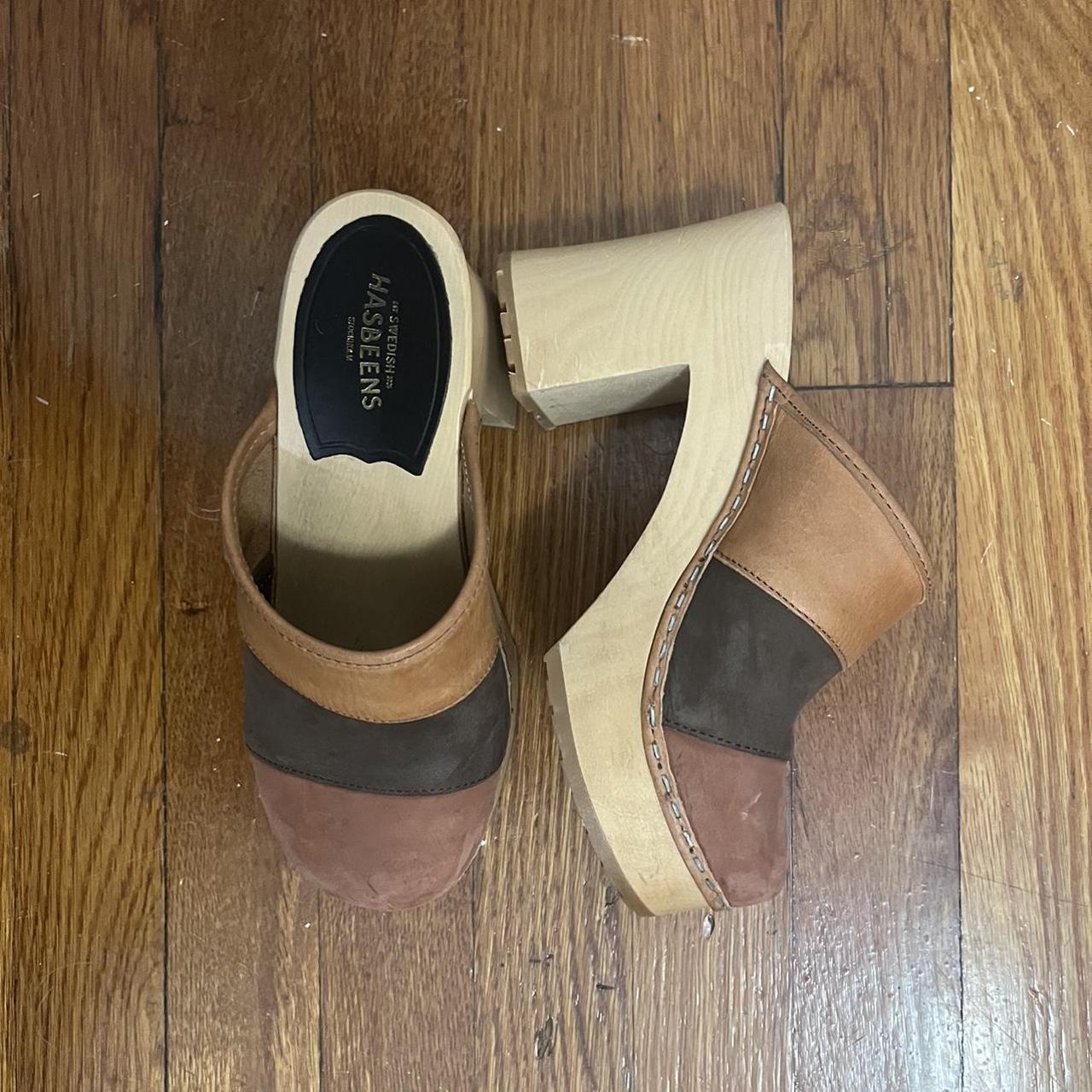 Swedish Hasbeens clogs worn twice. The most gorgeous... - Depop
