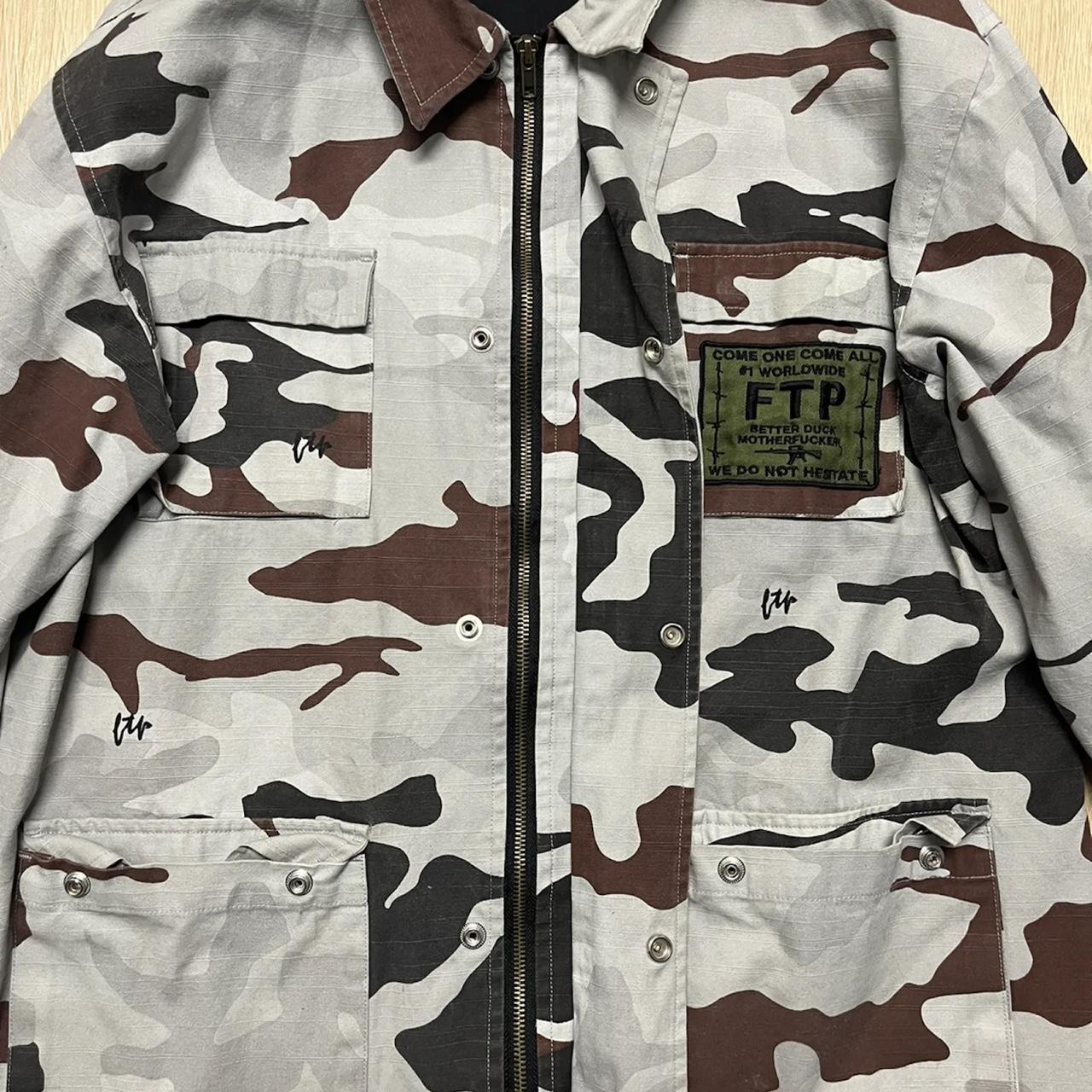 Ftp jacket camo Worn a couple of times #ftp - Depop