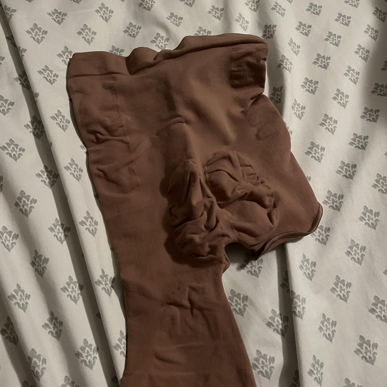 SKIMS Shapewear Bottoms Brown Still in package,... - Depop