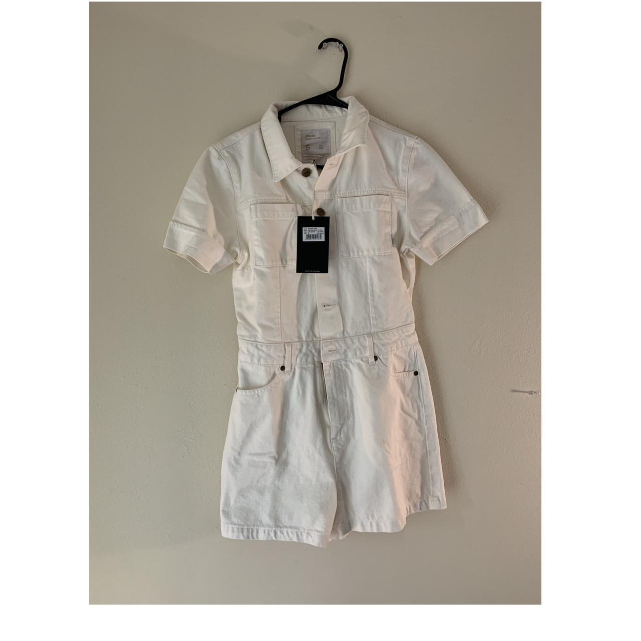 Afends White jumpsuit - Depop