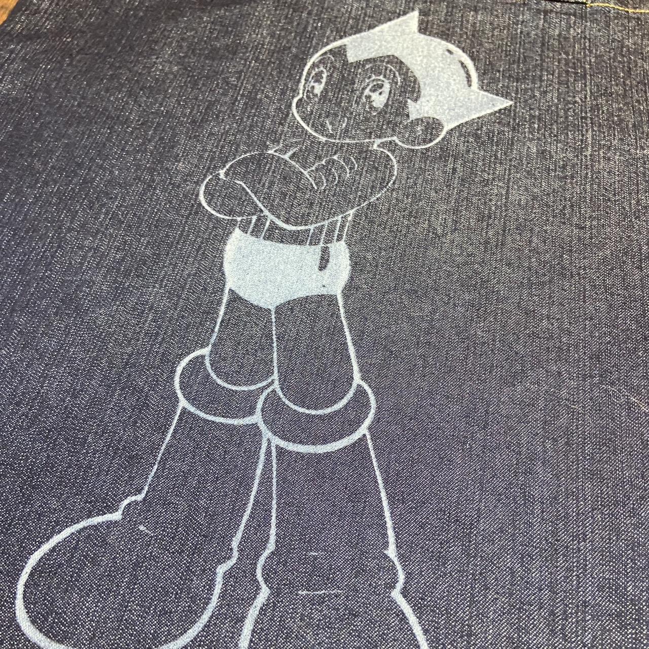 Astro Boy Tote Bag Laser engraved on the denim. 15”... - Depop
