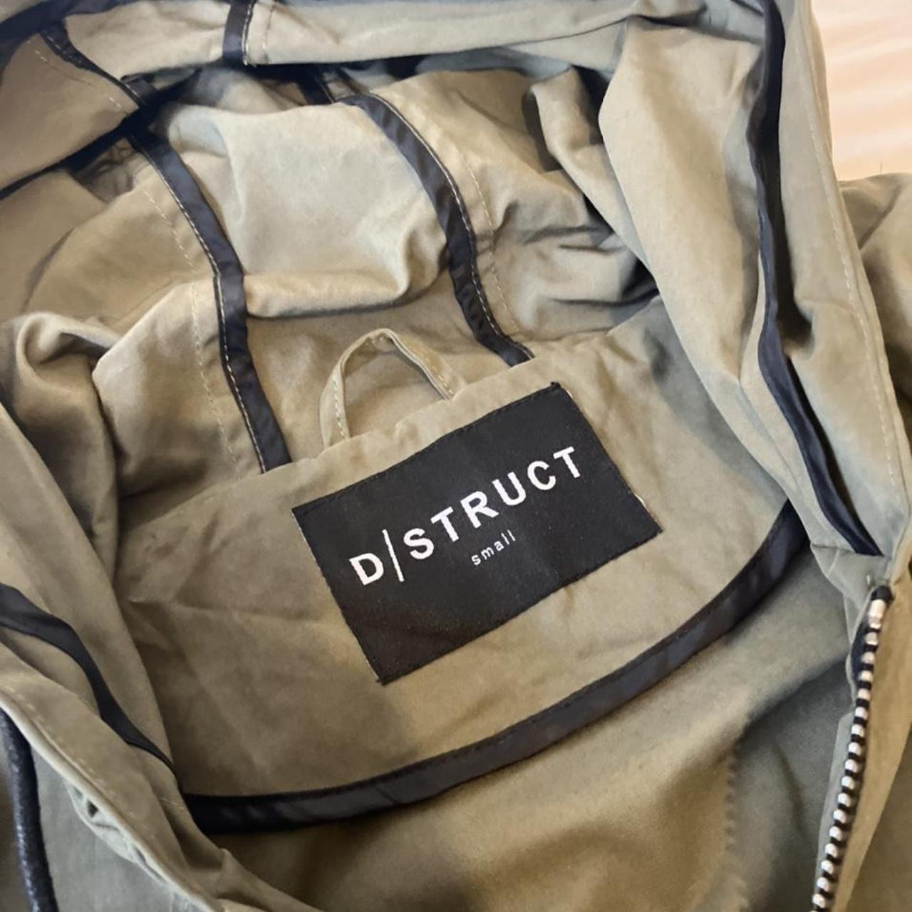 D/STRUCT OVERSIZED KHAKI PARKA JACKET D/STRUCT... - Depop