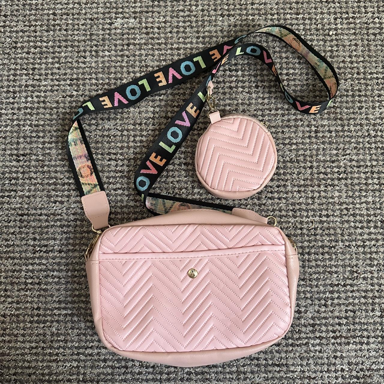 Light Pink Handbag & Purse - Shoulder bag crossbody... - Depop