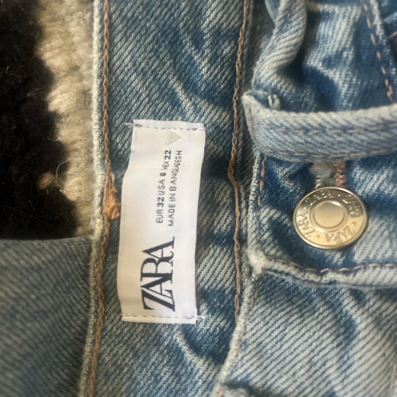 Super cute light wash high rise Zara jeans. Good... - Depop