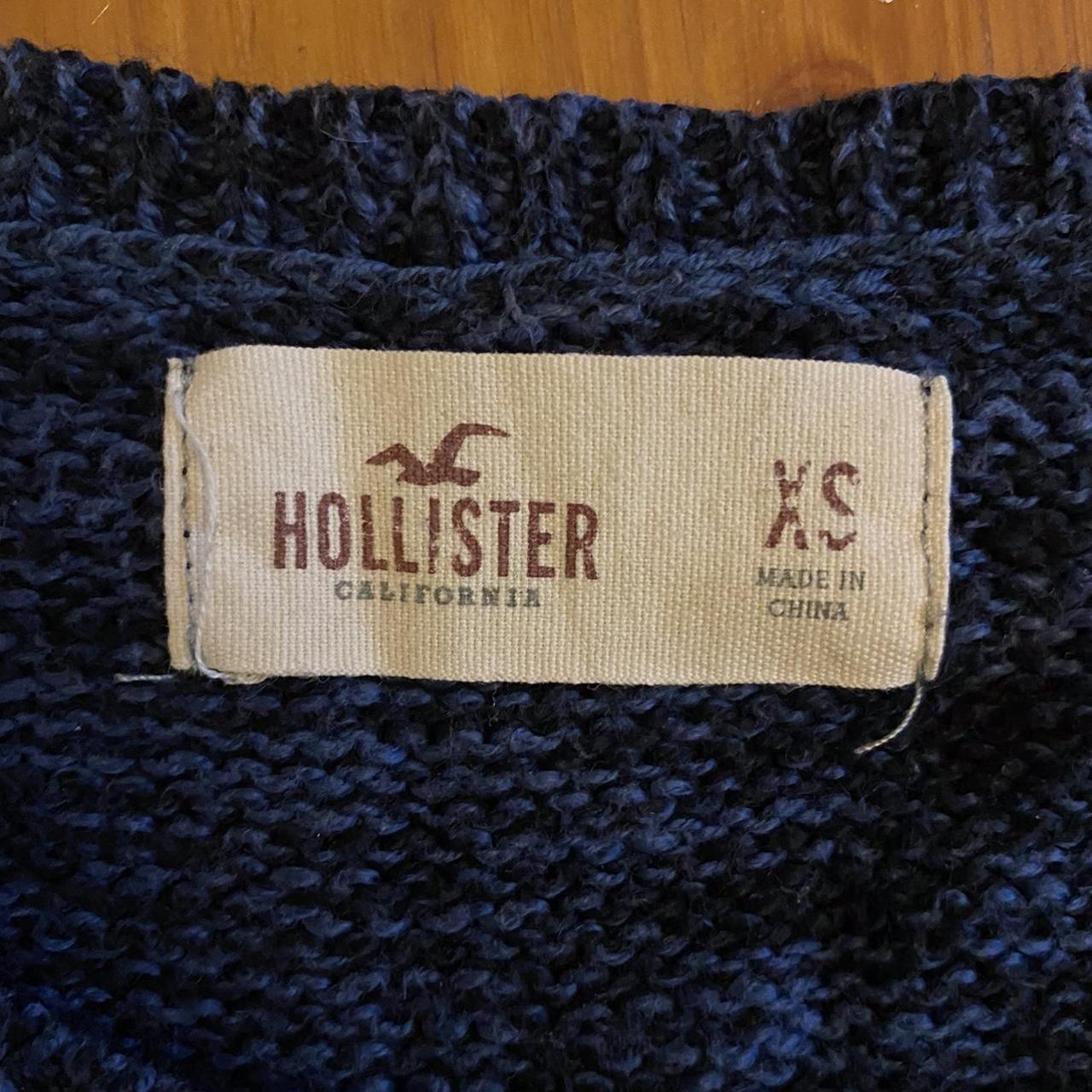 HOLLISTER KNIT JUMPER Classic Y2K, long sleeves... - Depop