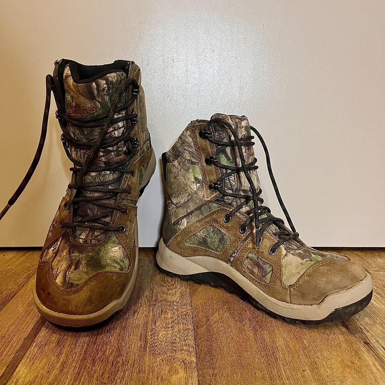 Durable Danner Waterproof Camo Hiking Boots 🌱... - Depop