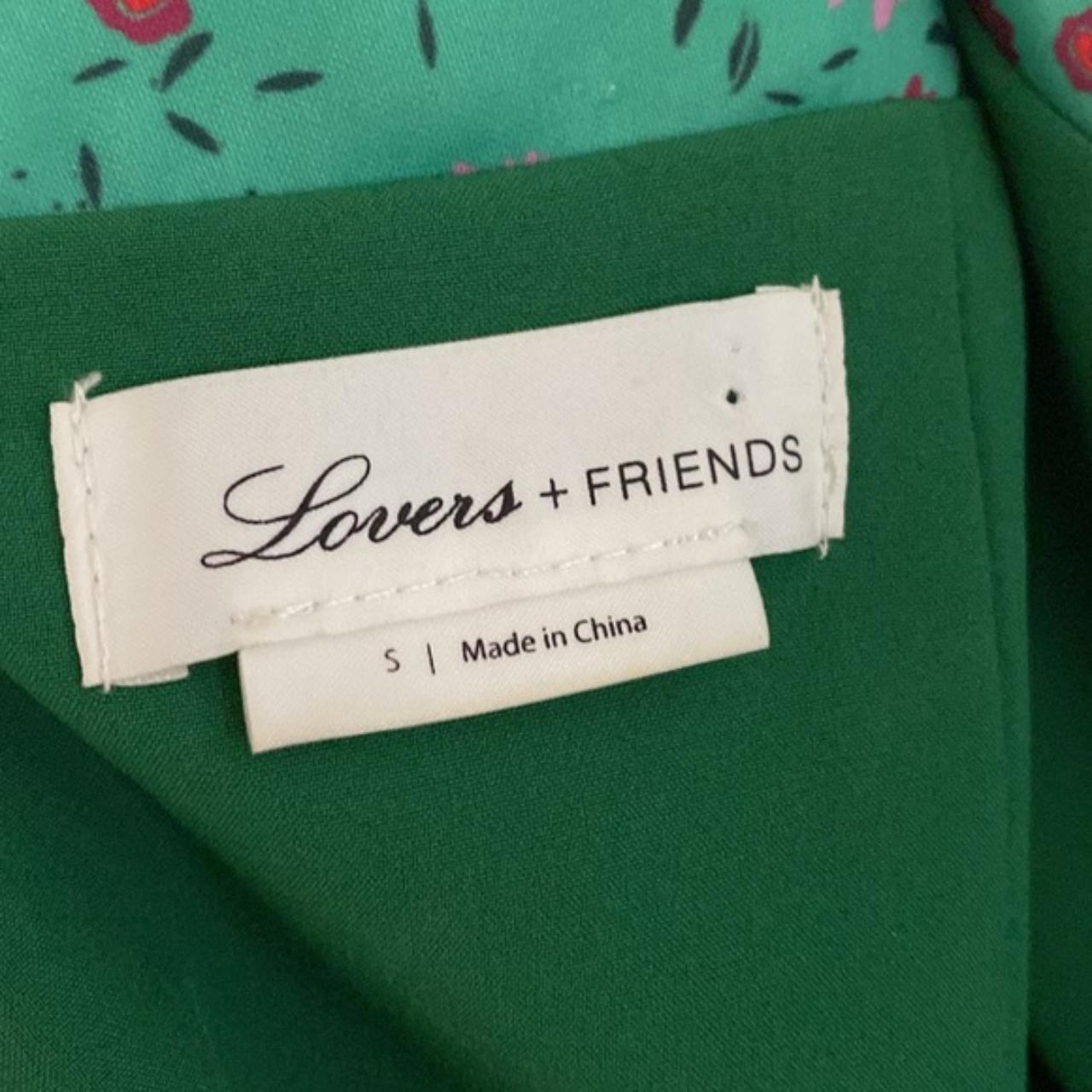 Lovers + Friends Alice Mini Dress in Parakeet Ditsy... - Depop