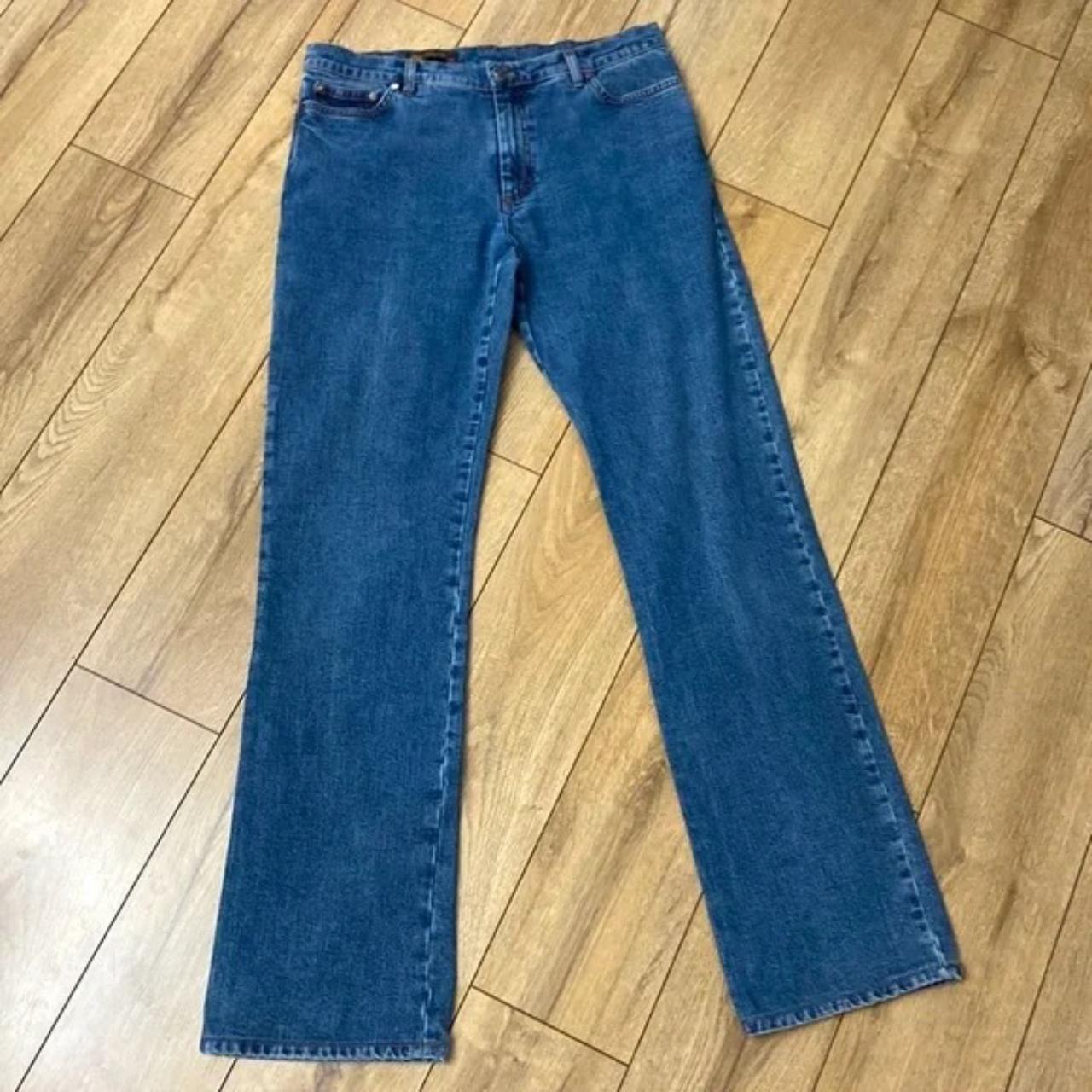 Loro Piana Mid-Rise Straight Leg Denim Jeans 31"... - Depop