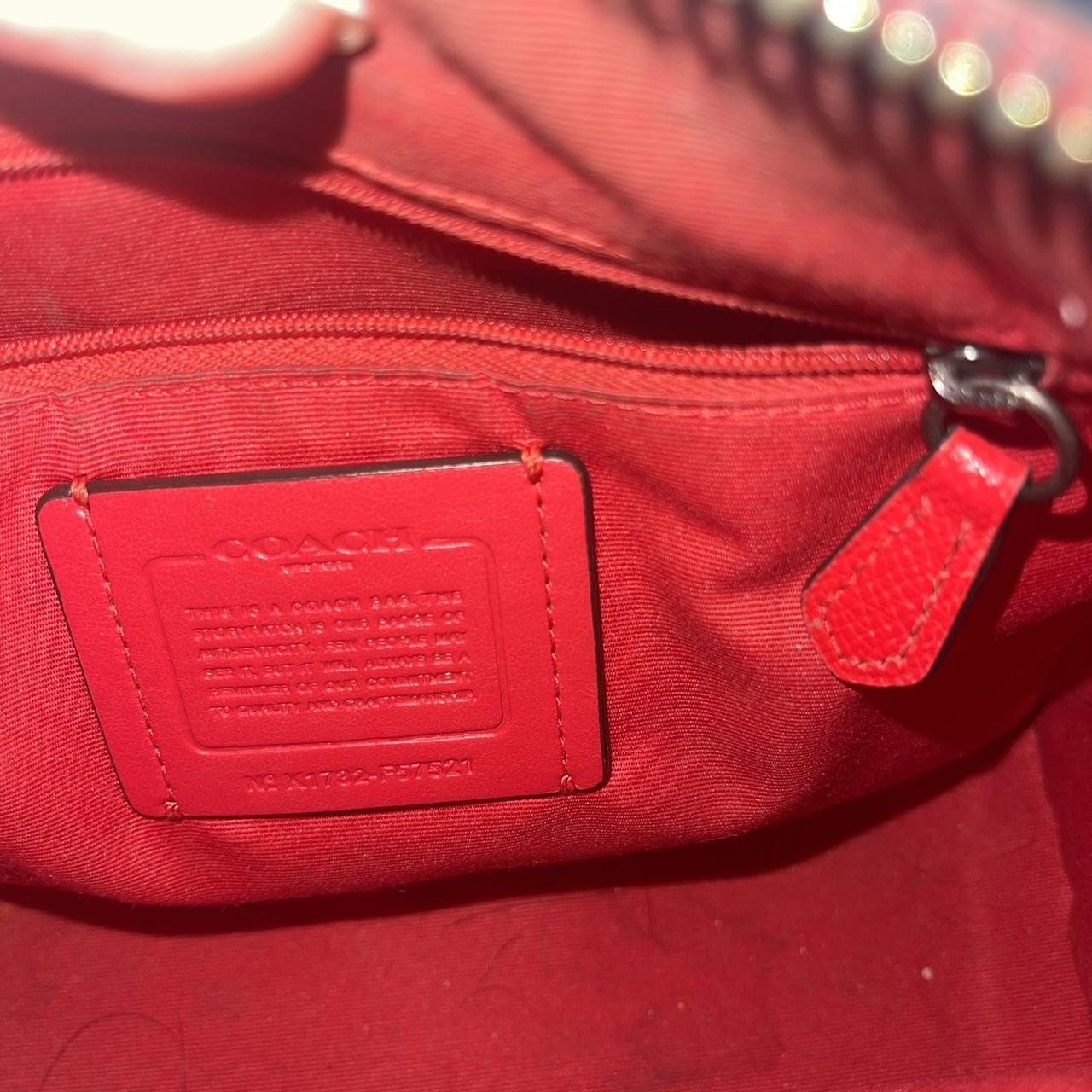 Red Limited Edition Coach cross-body bag with... - Depop