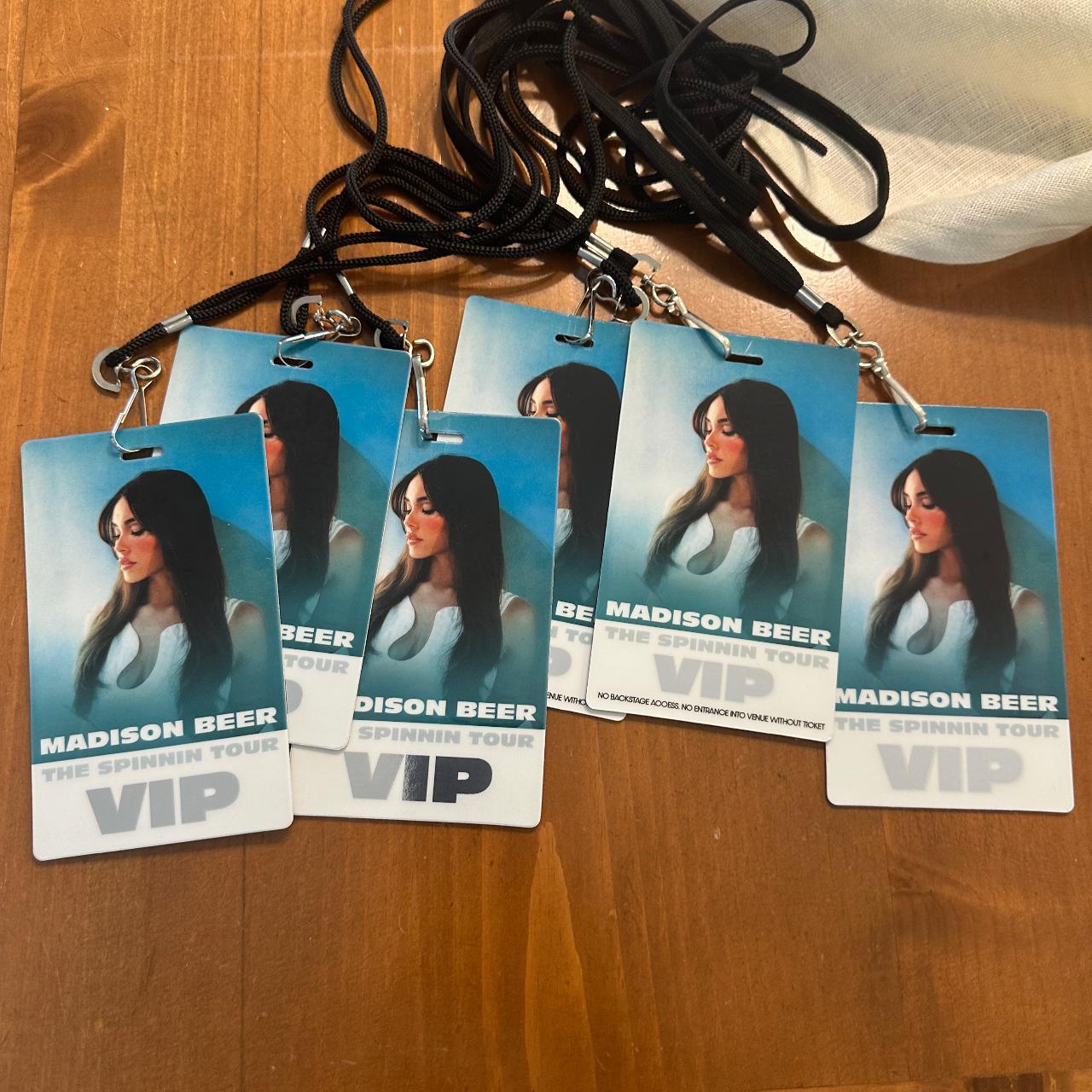 Madison Beer VIP Lanyard - Spinnin Tour Perfect... - Depop