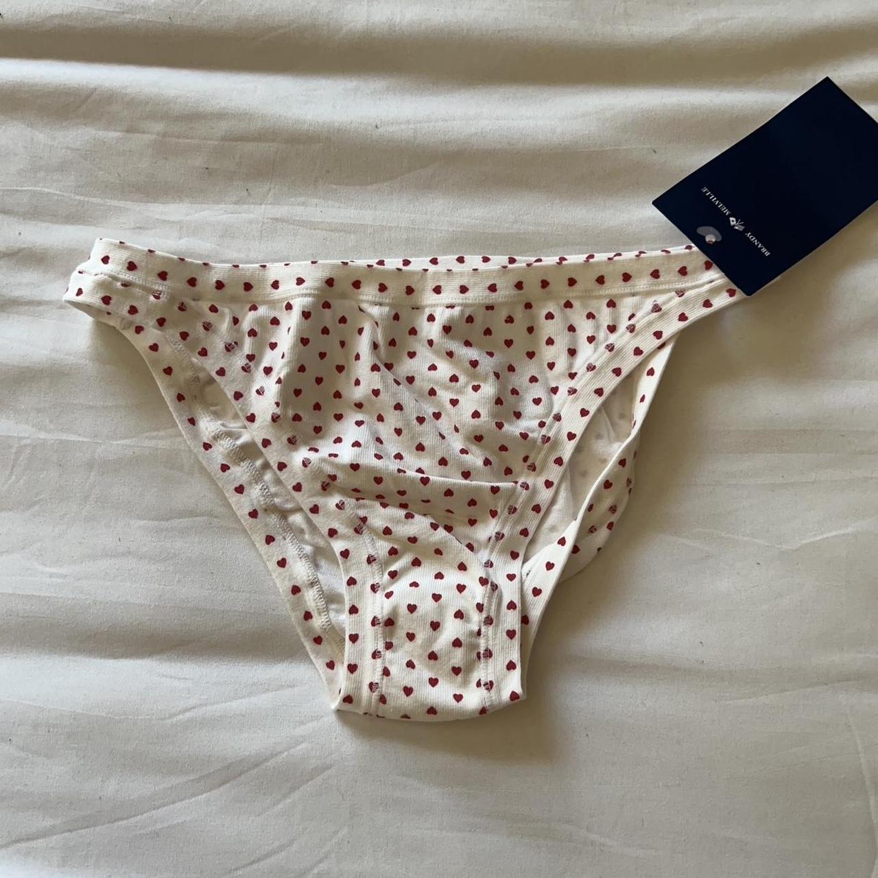 Brandy Melville heart underwear I accidentally... - Depop