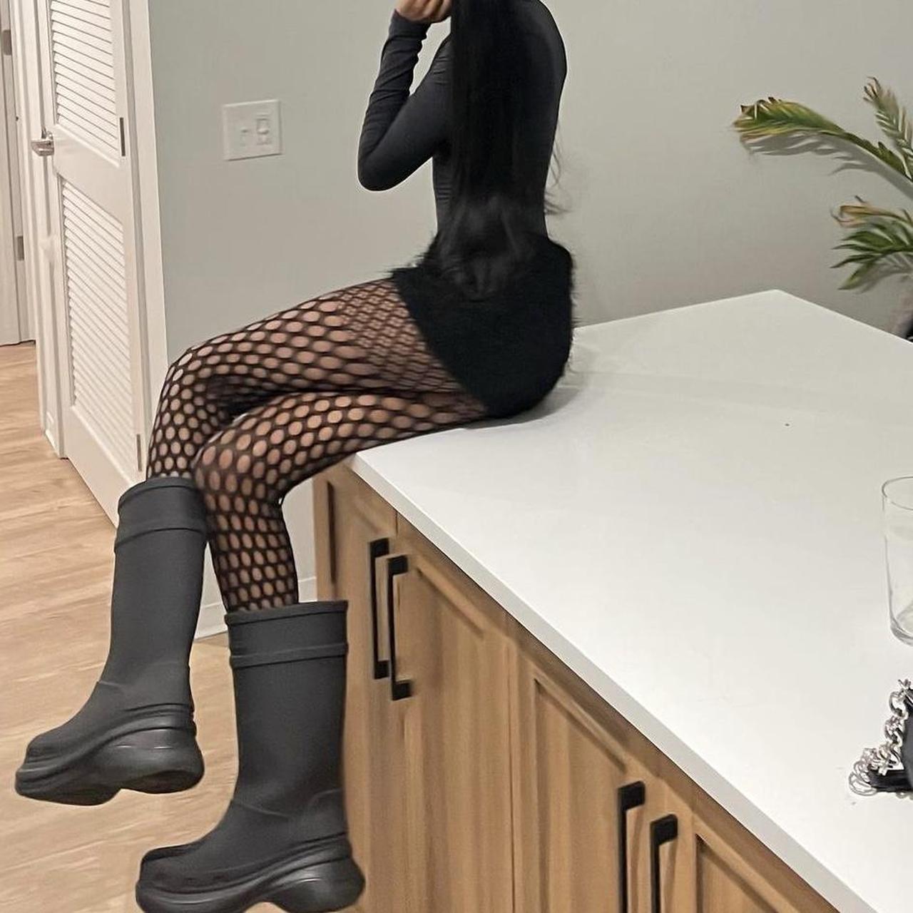 Authentic Balenciaga Croc Boots 🖤 • Comes with... - Depop