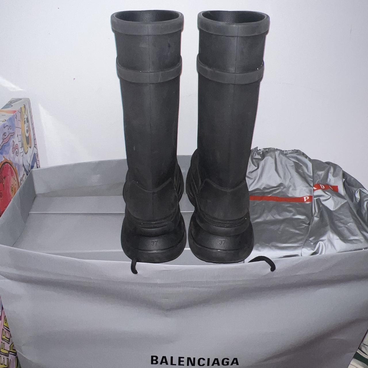 Authentic Balenciaga Croc Boots 🖤 • Comes with... - Depop