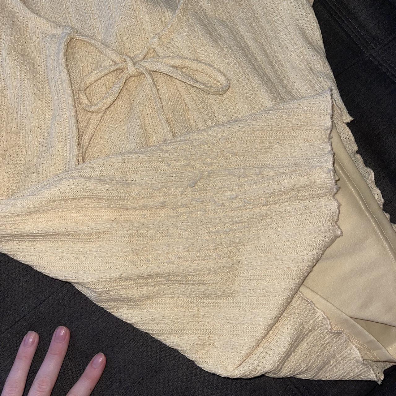 Altard State. Yellow mini dress with matching... - Depop