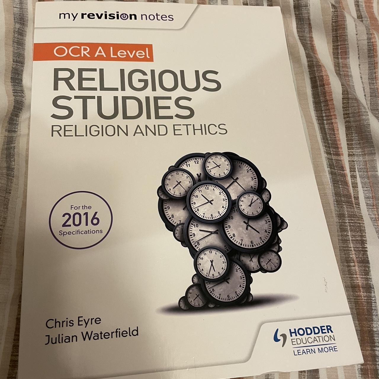 A level Religious Studies Ethics revision book, OCR... - Depop