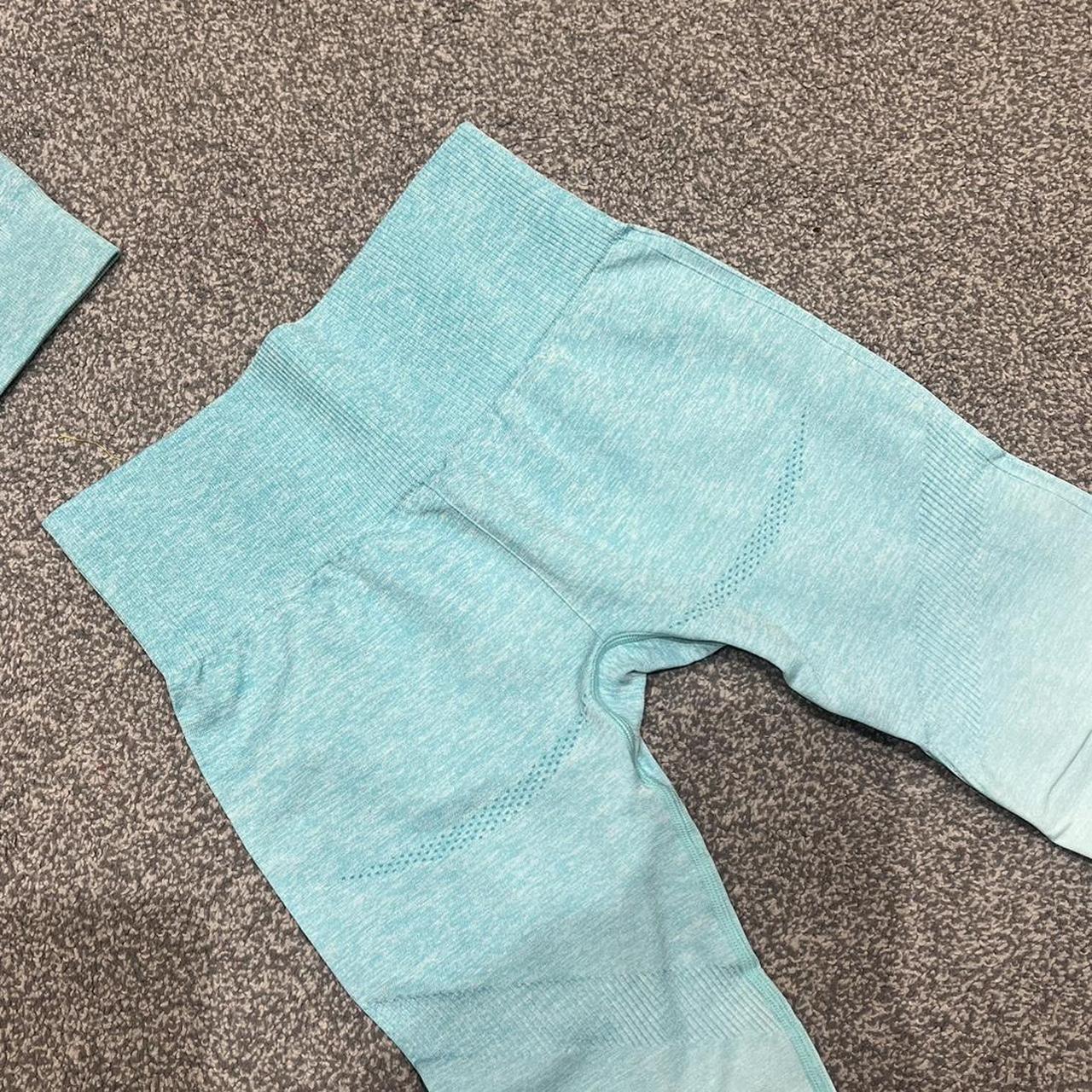 Baby blue gym set Medium but fits small... - Depop