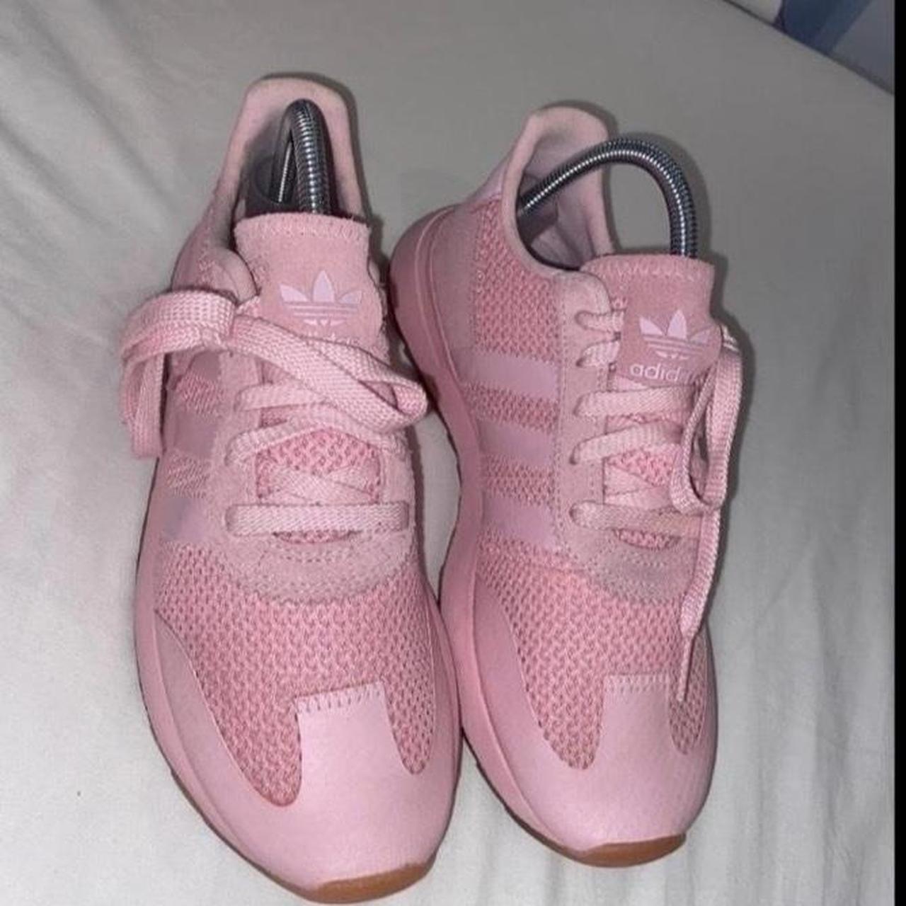 Adidas Women's Pink Trainers | Depop