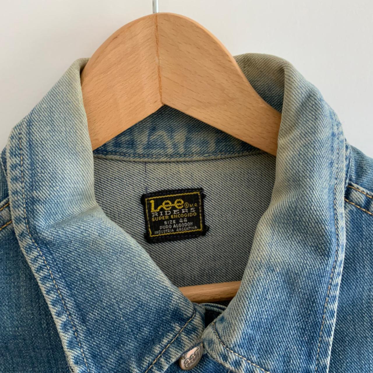 Vintage Lee Denim Jacket | Size 44 | Worn, Good... - Depop