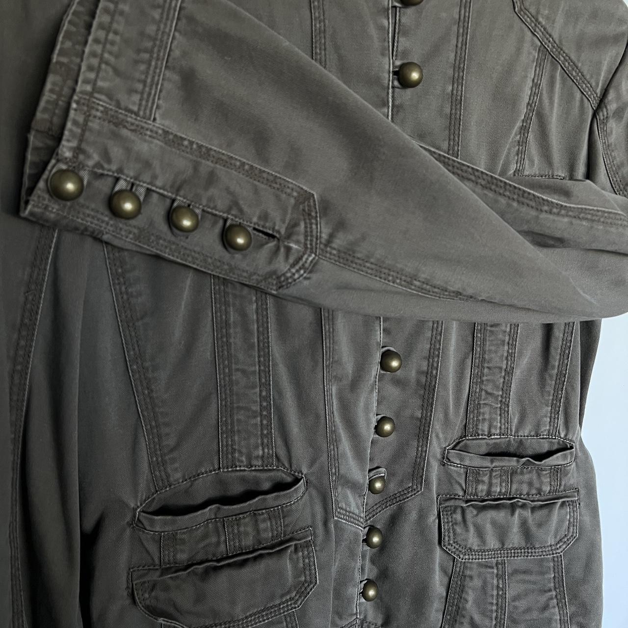 American Rag Green Army Jacket #brandymelvile... - Depop