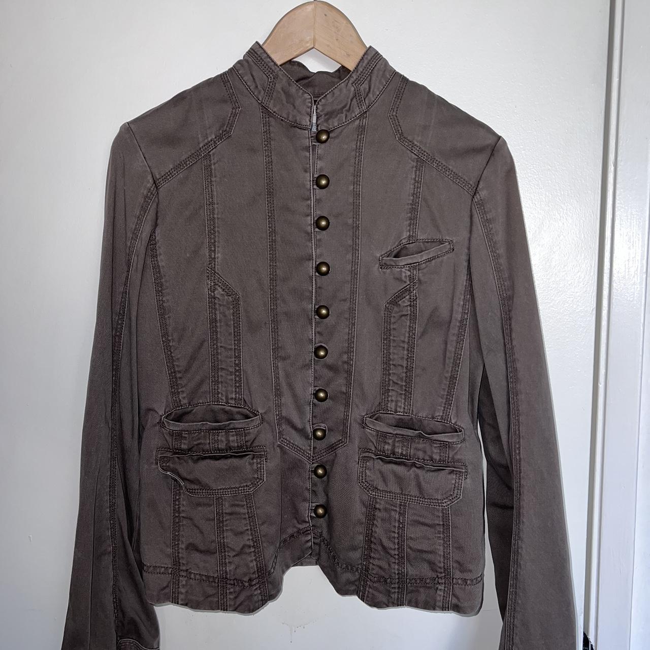 American Rag Green Army Jacket #brandymelvile... - Depop