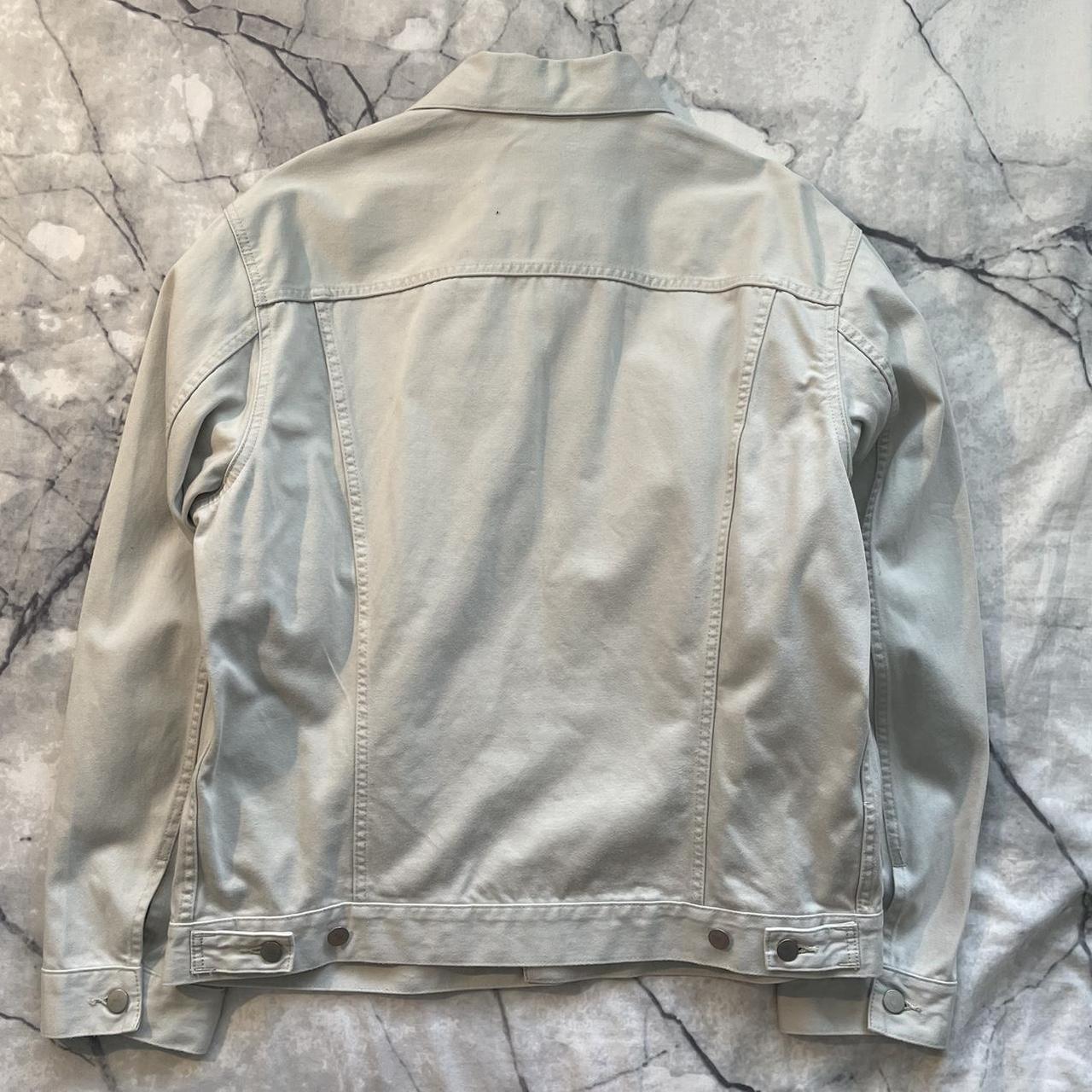 MENS UNIQLO CREAM WORKWEAR JACKET SIZE:... | Depop