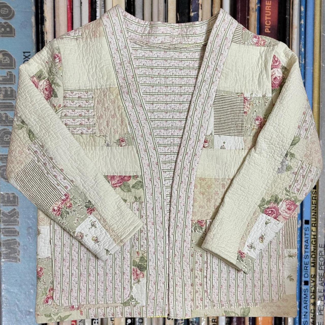 Patchwork Quilt Kimono Jacket Upcycled and Reworked... - Depop