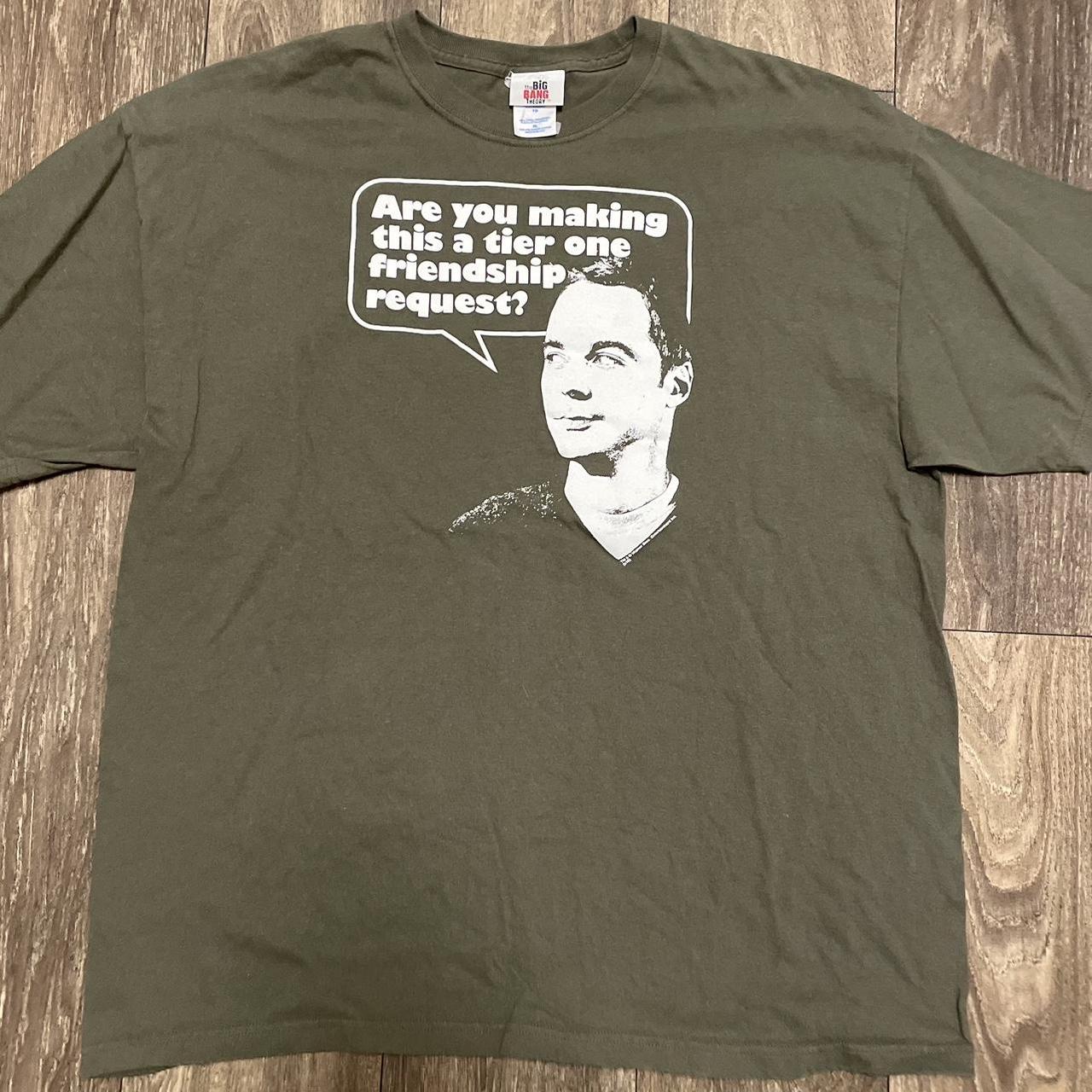 Vintage The Big Bang Theory t-shirt -size xl -great... - Depop