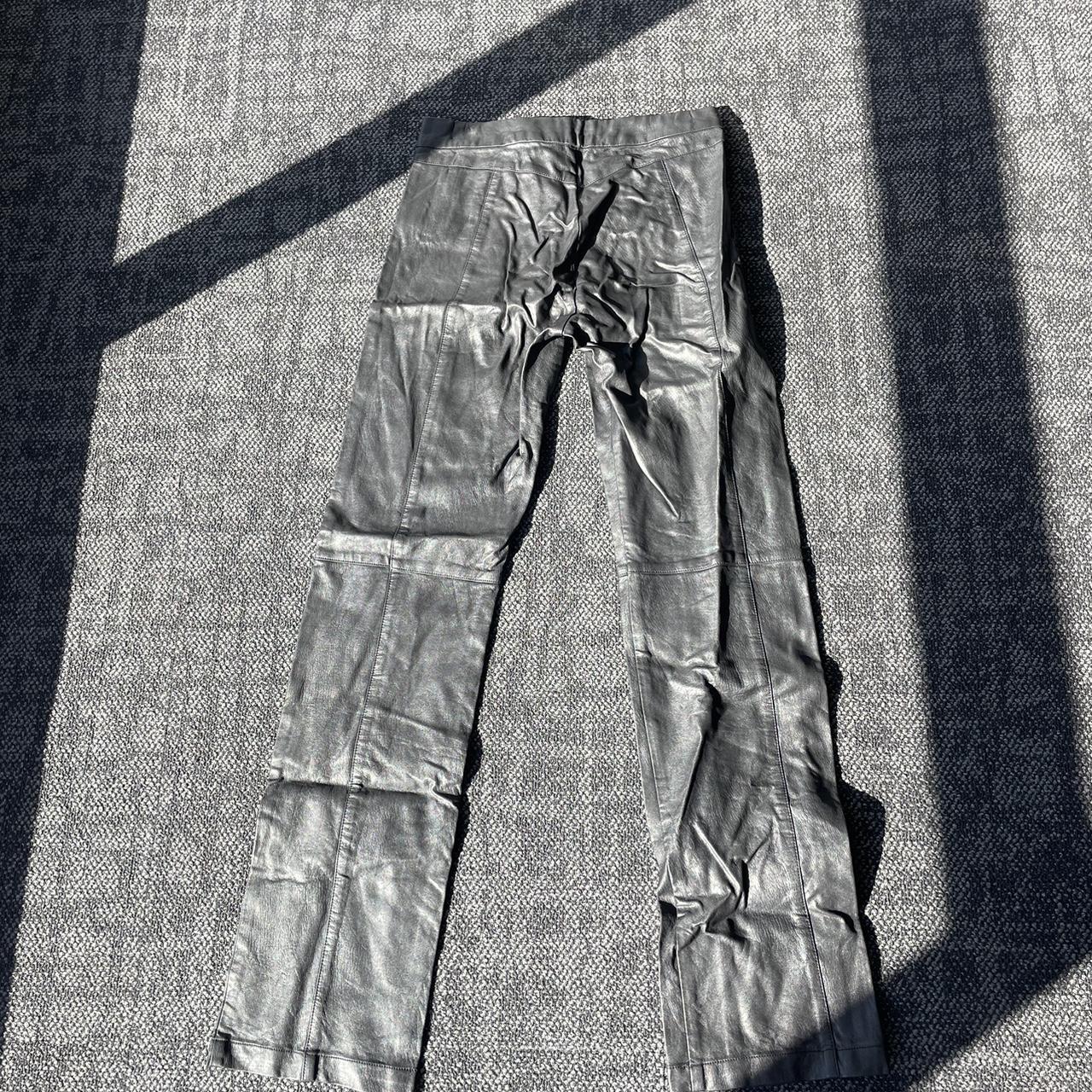 IAMGIA black leather pants Size small Bought for... - Depop