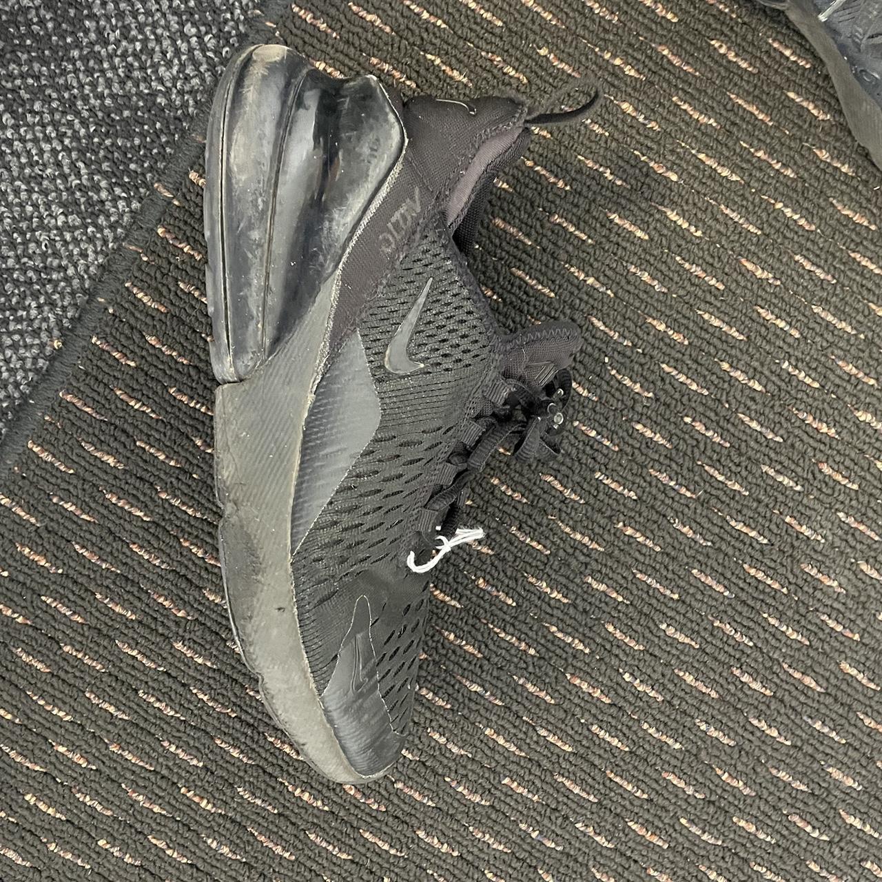 Black Nike women’s trainers Size UK 4 Selling for $15 - Depop