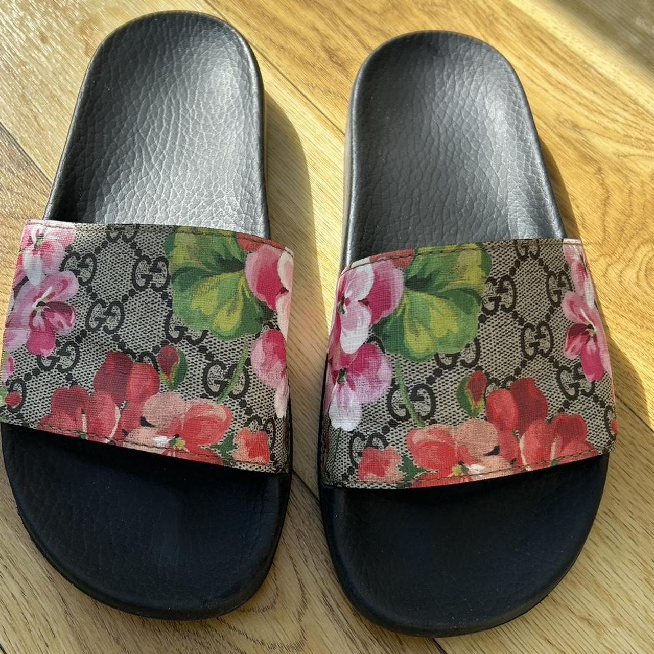 Gucci Sliders/Sandals GG Bloom Design💞Lovely... | Depop