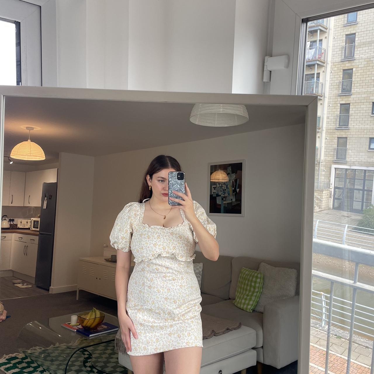 Super cute lil topshop floral mini dress Has the... | Depop